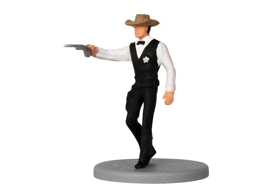 Viessmann 5198 H0-Figuren, Sheriff mit Revolver | Funktionsmodelle ...